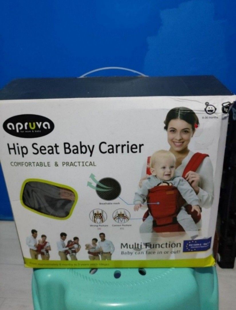 Apruva Hip Seat Baby Carrier, Babies & Kids, Going Out, Carriers ...