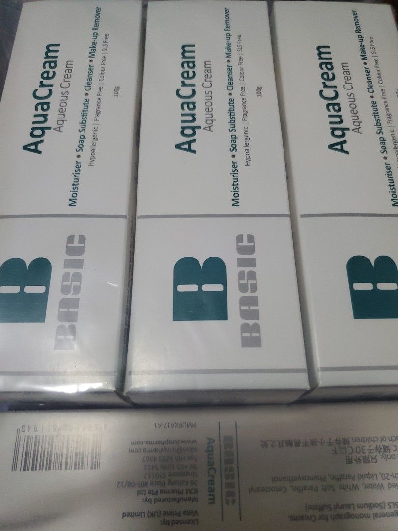 Basic AquaCream Aqueous Cream 100g, Beauty & Personal Care, Bath & Body ...