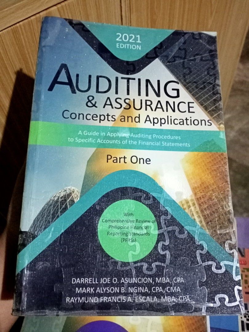 Auditing & assurance concepts and application 2021 Edition, Hobbies ...