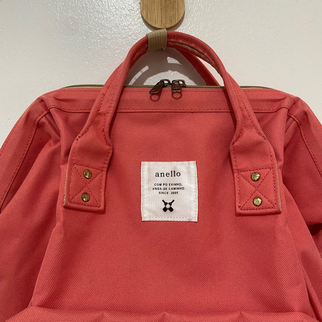 Authentic Anello Peachy Pink Backpack on Carousell