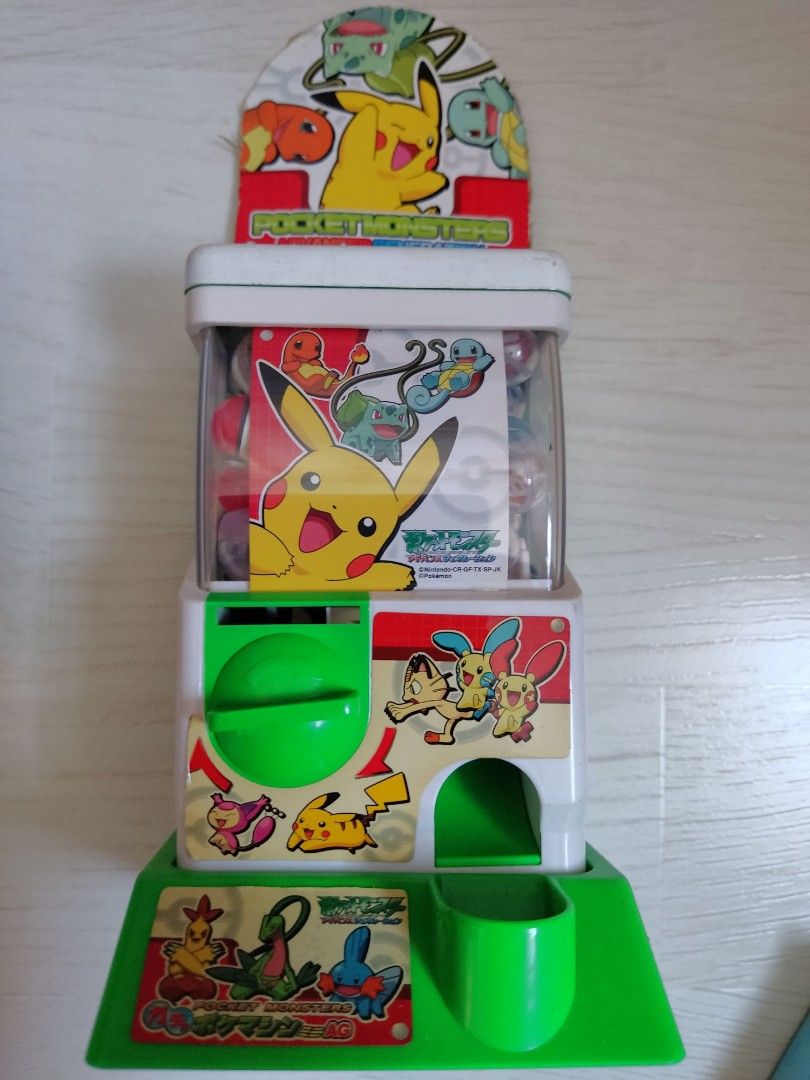 Authentic Tomy Pokemon Pikachu Capsule Machine, Hobbies & Toys, Toys ...