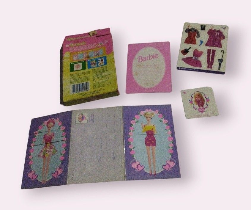 Barbie Fashion Show Sticker 1996, Antik, Pajangan di Carousell
