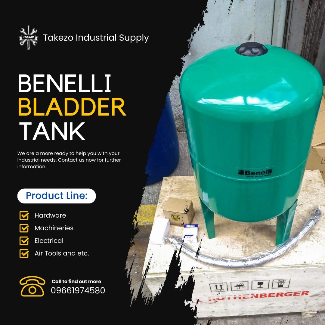 BENELLI BLADDER TANK, Commercial & Industrial, Industrial Equipment on ...