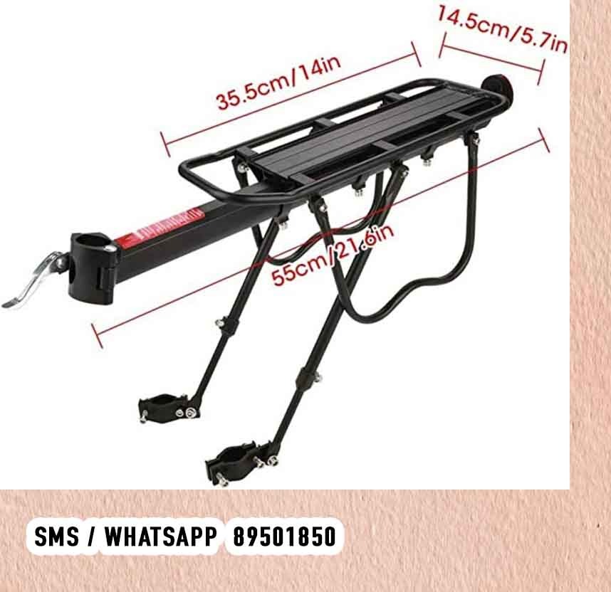 Bicycle Rear Rack, MTB Aluminum Rear Rack for Bike Mountain Bike Rack ...