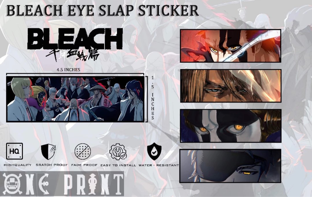Bleach Eye Slap Sticker on Carousell