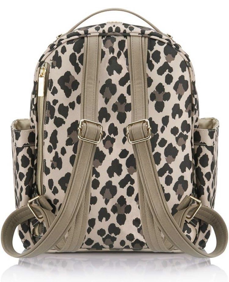 BN itzy ritzy leopard mini diaper bag backpack // like jujube midi ...
