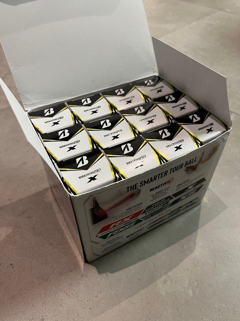 Bridgestone Tour BX Golf Balls, Sports Equipment, Sports & Games, Golf on Carousell