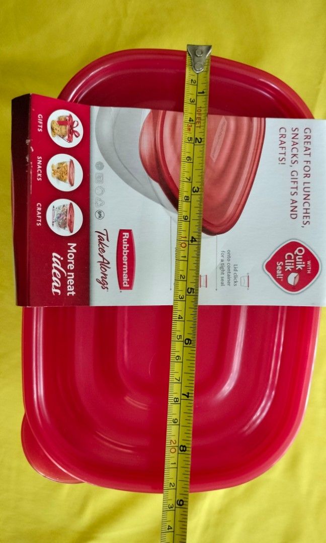 Bundle Rubbermaid Take Alongs Rectangular Food container - Free food ...