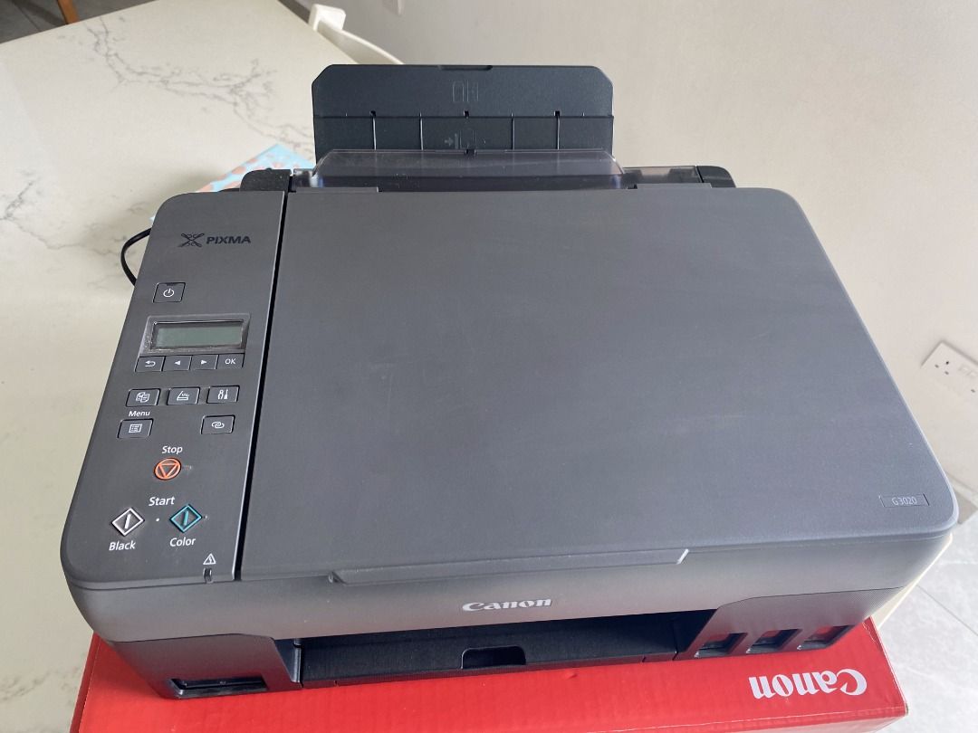 Canon PIXMA G3020 inkjet printer wireless bluetooth fax scan print ...