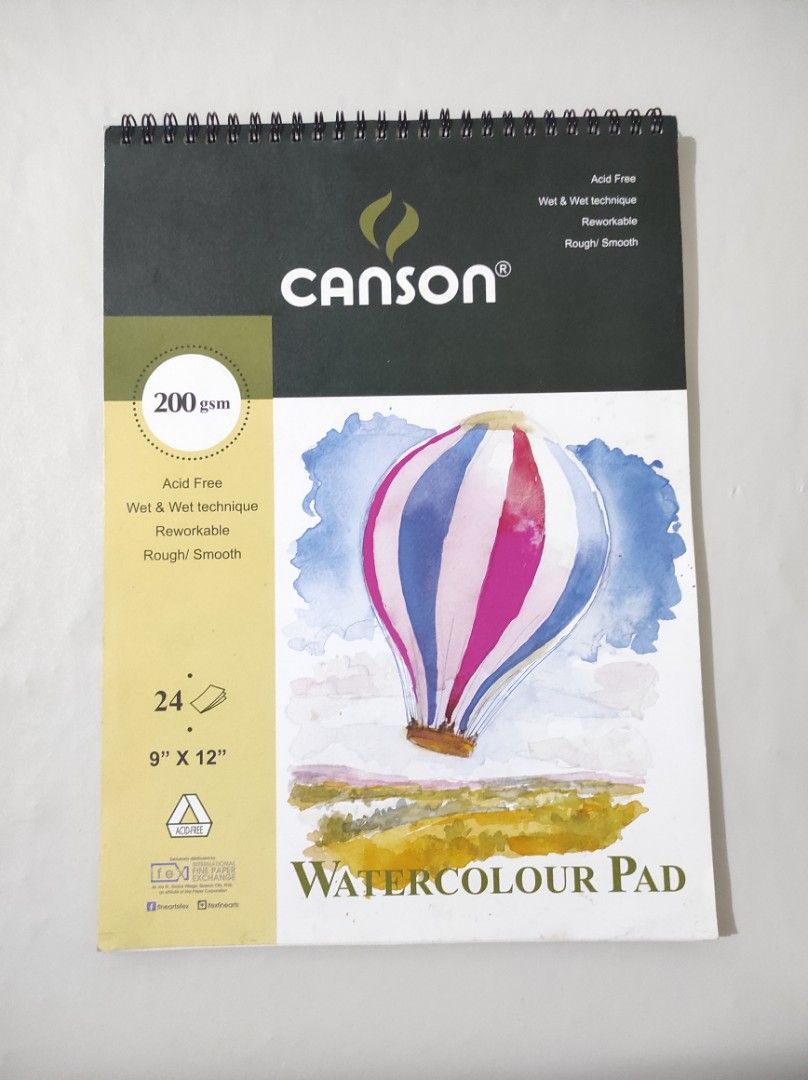 Canson Watercolor Pad, Hobbies & Toys, Stationary & Craft, Other ...
