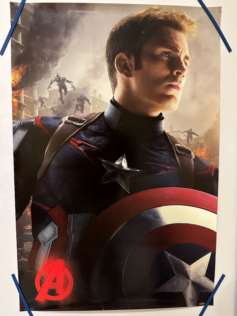 [CLEARANCE] Captain America Marvel Avengers Licensed Poster (61 x 91.5 ...
