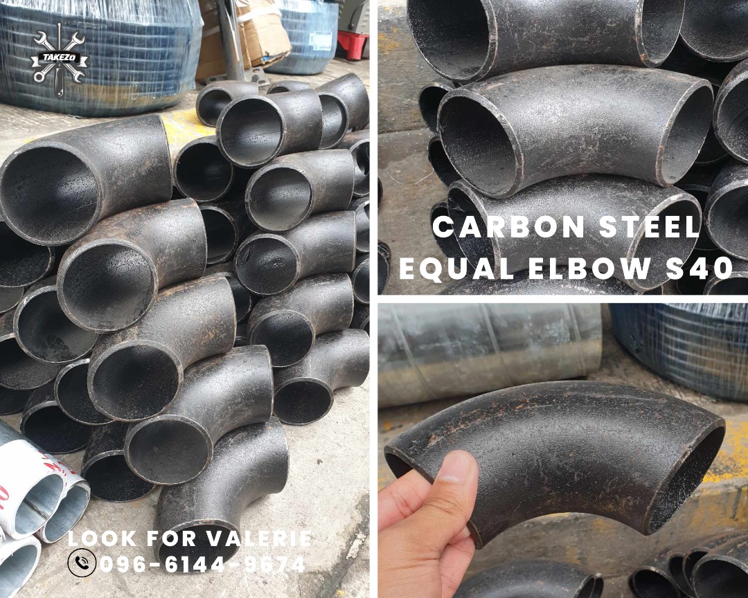 CARBON STEEL EQUAL ELBOW S40, Commercial & Industrial, Industrial Equipment on Carousell