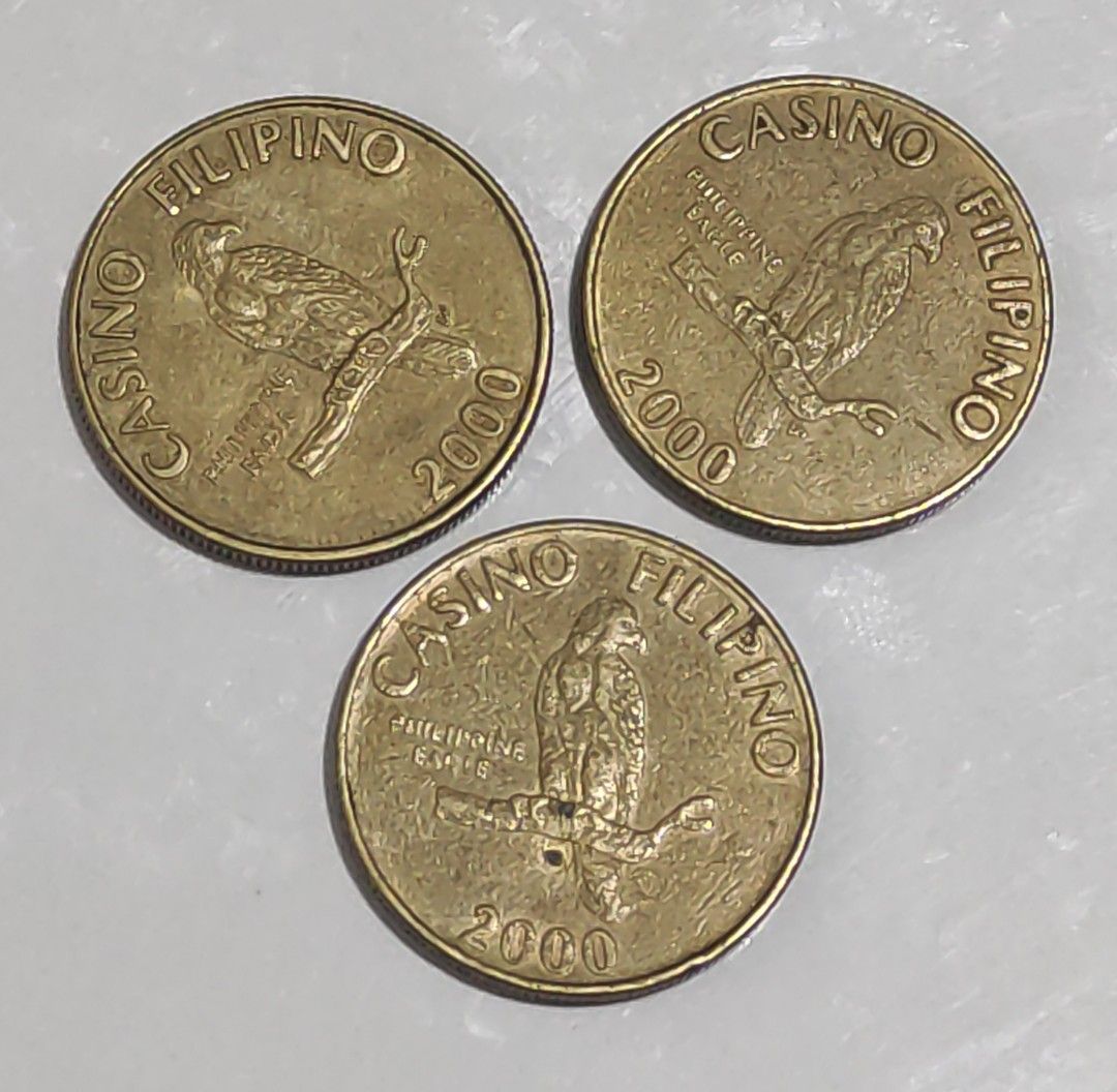 Casino Filipino 2000 Tokens, Hobbies & Toys, Memorabilia & Collectibles ...