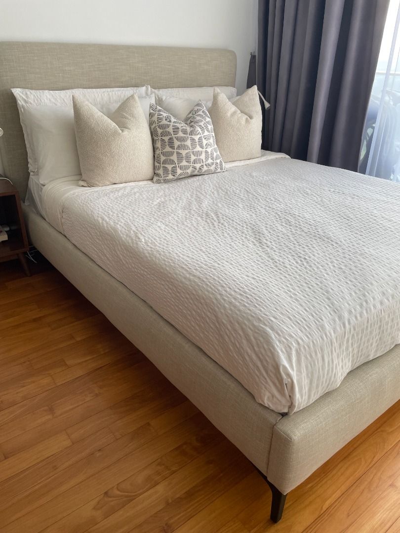 Castlery Adams Bed Frame (Queen), Furniture & Home Living, Furniture ...