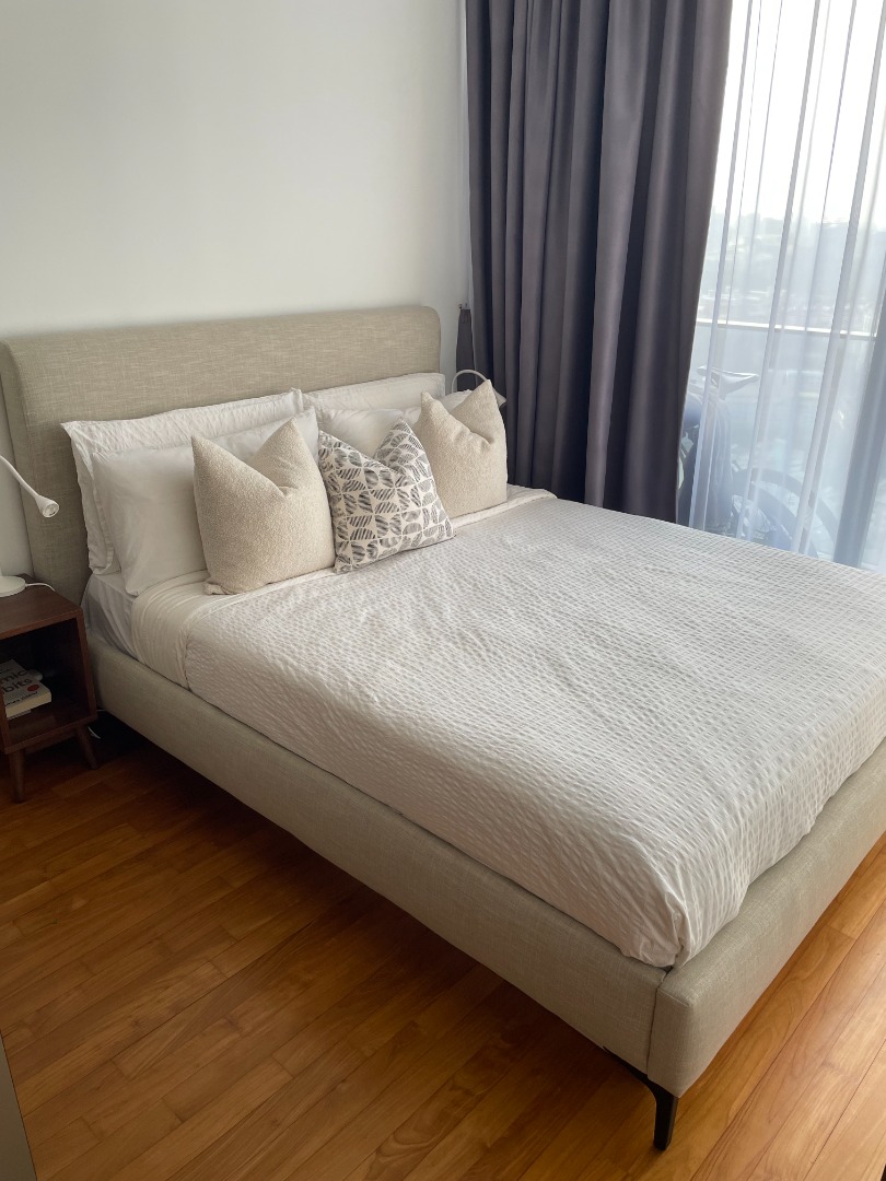 Castlery Adams Bed Frame (Queen), Furniture & Home Living, Furniture ...