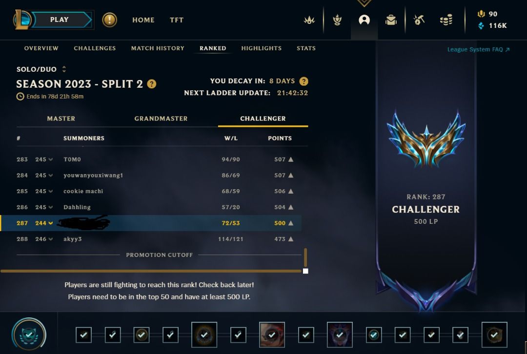 Challenger League of Legends Account with many skins (LOL), Video ...