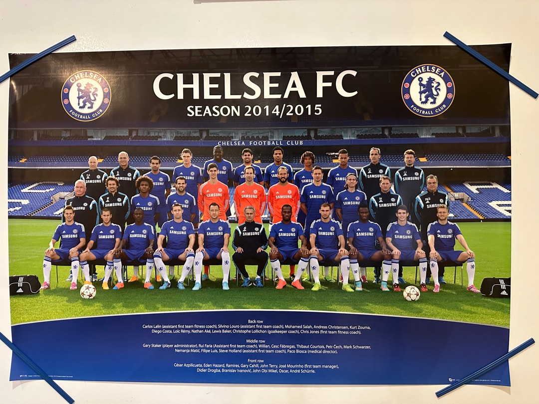 [CLEARANCE] Chelsea FC 2014/15 Team Photos Licensed Poster (61 x 91.5 ...
