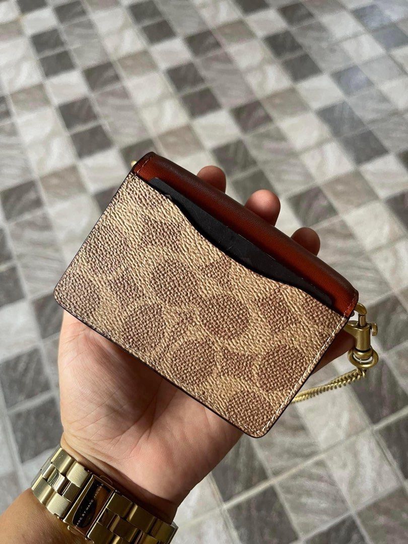 Coach Half Flap Card Case, Women's Fashion, Bags & Wallets, Cross-body ...