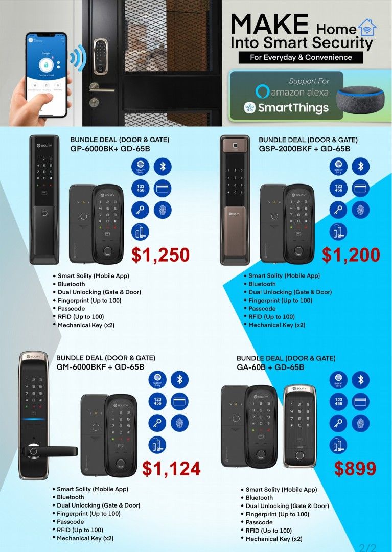 Comex! Solity Korean lock bundle!, Furniture & Home Living, Security ...