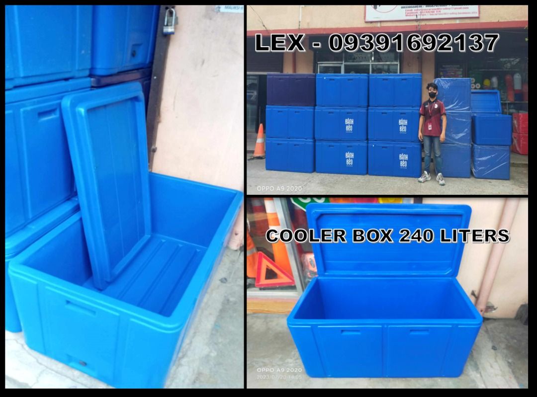 cooler box 240 Liters storage box, Furniture & Home Living, Kitchenware ...