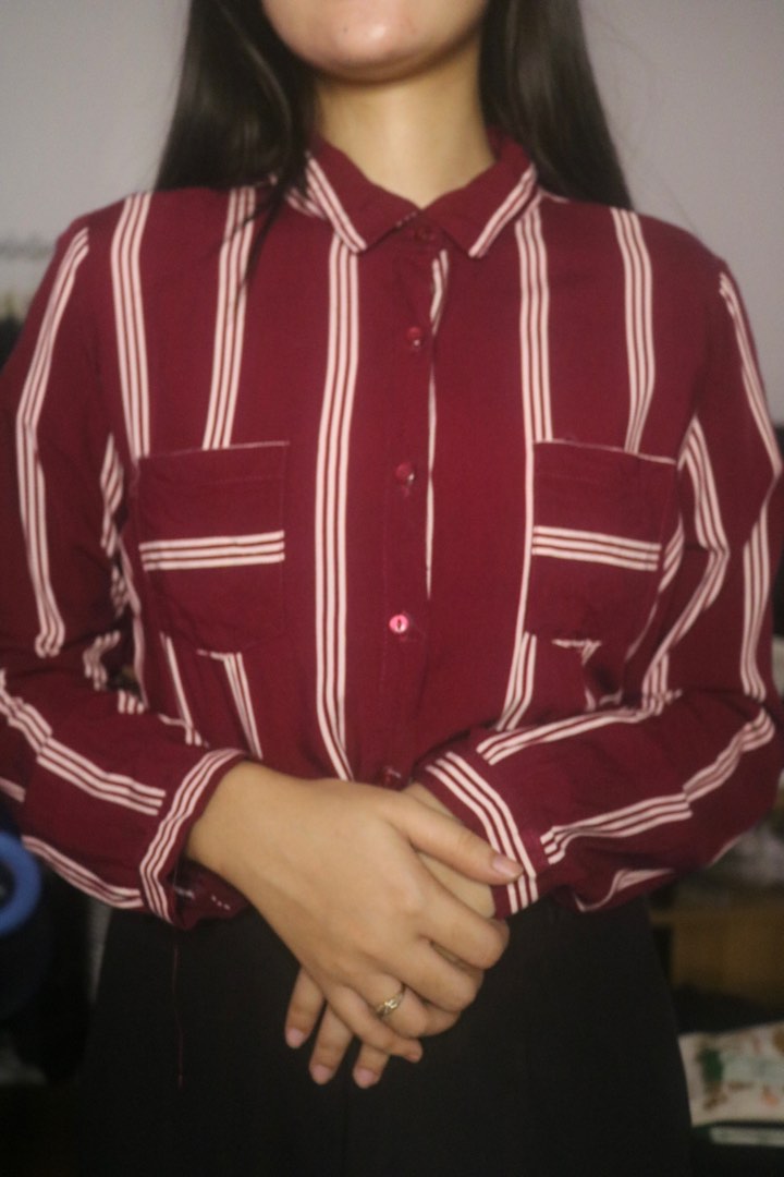 Criza Blouse, Women's Fashion, Tops, Blouses on Carousell