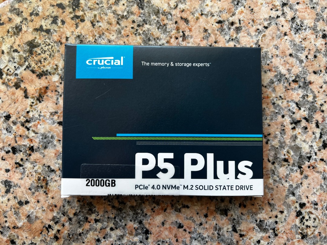Crucial P5 Plus 2TB PCIe Gen4 3D NAND NVMe M.2, 電腦＆科技, 電腦周邊及配件, 硬碟及儲存器 ...