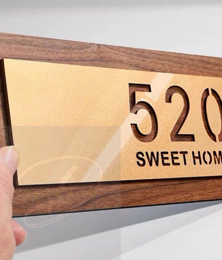 Customised Door unit number/ door signage/ company sign, Furniture ...