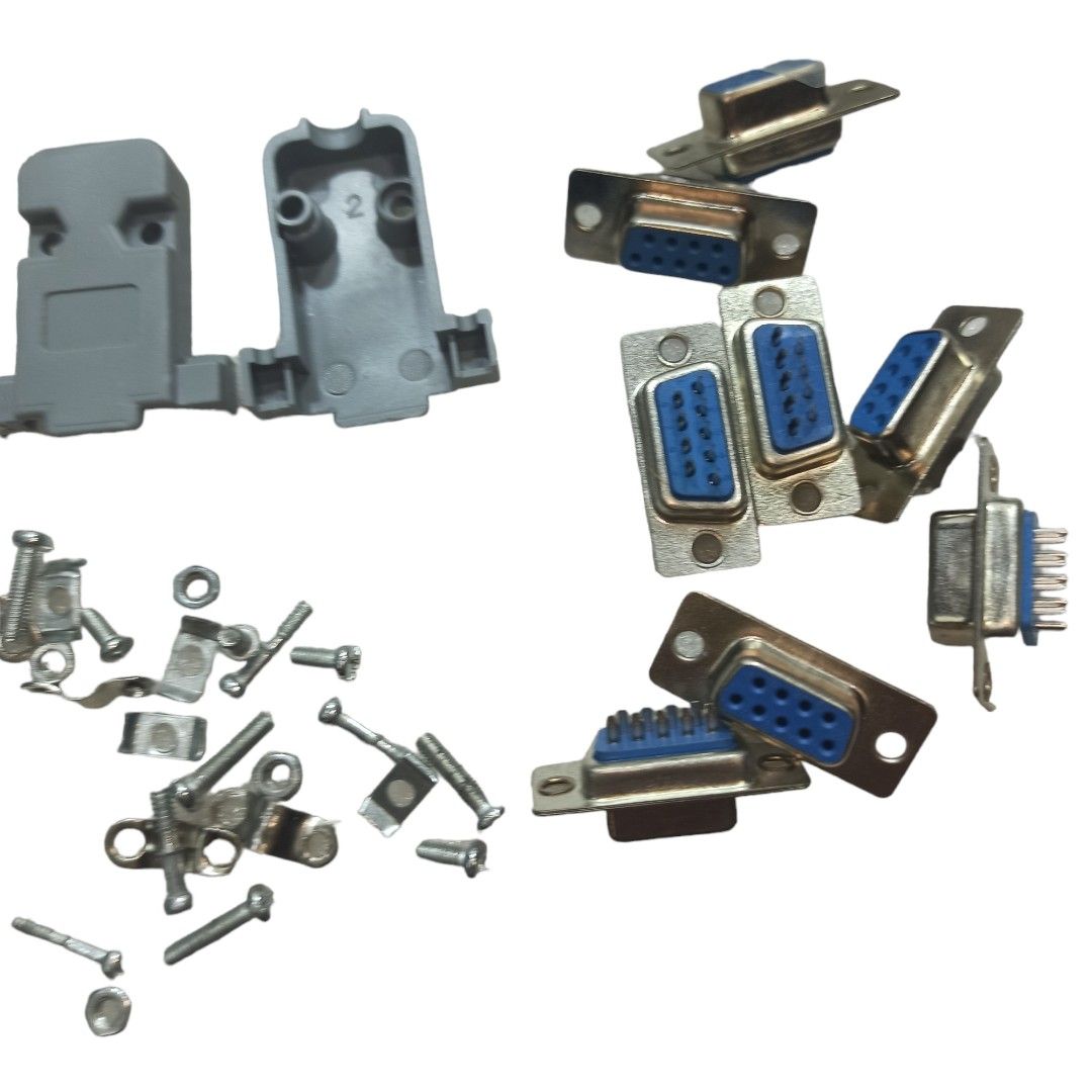 DB9 Serial Port 9 Pin **ALL FEMALE (Hole Side)** Socket Plug D type VGA ...