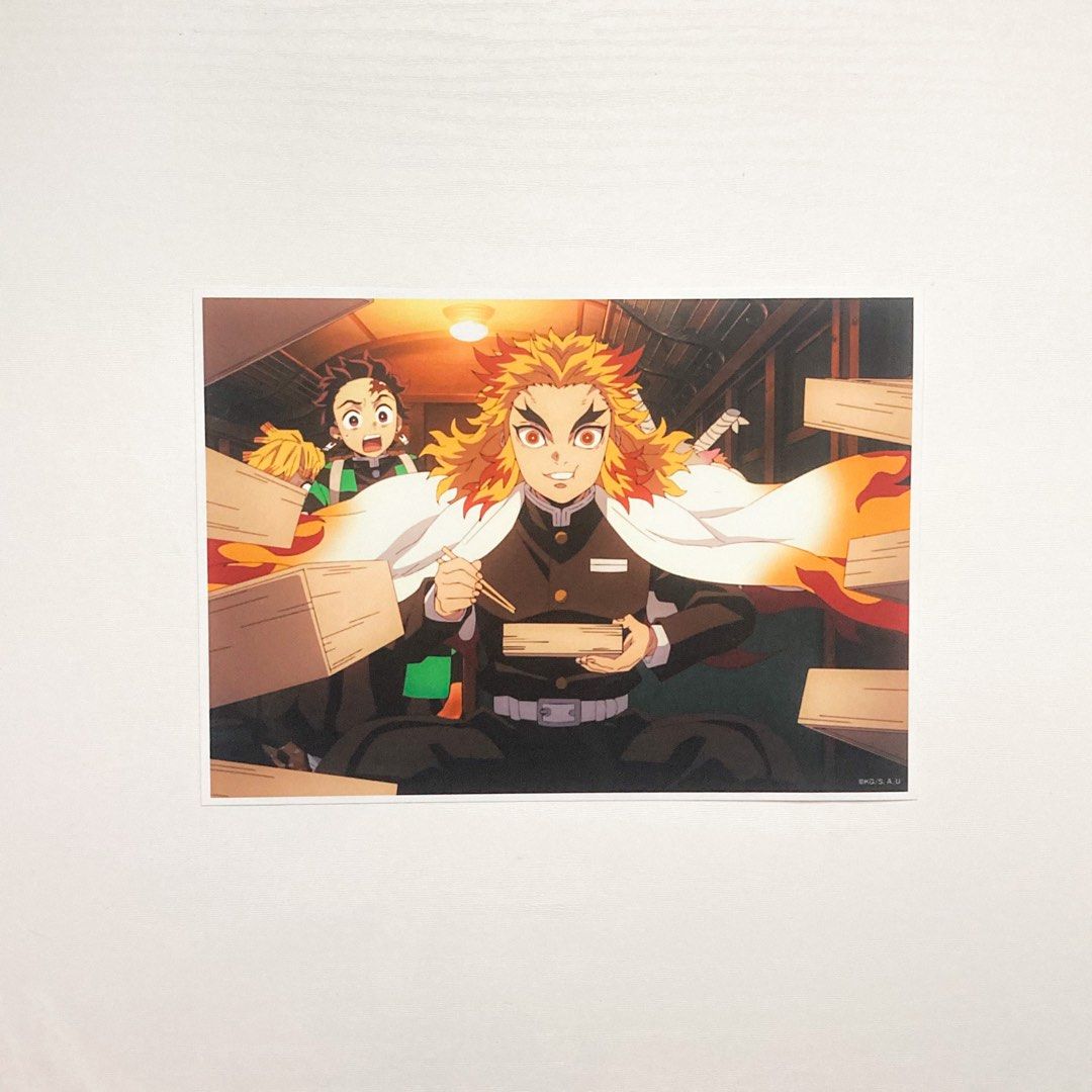 Demon Slayer DS Rengoku Kyojuro Big Card 20 pcs Set on Carousell