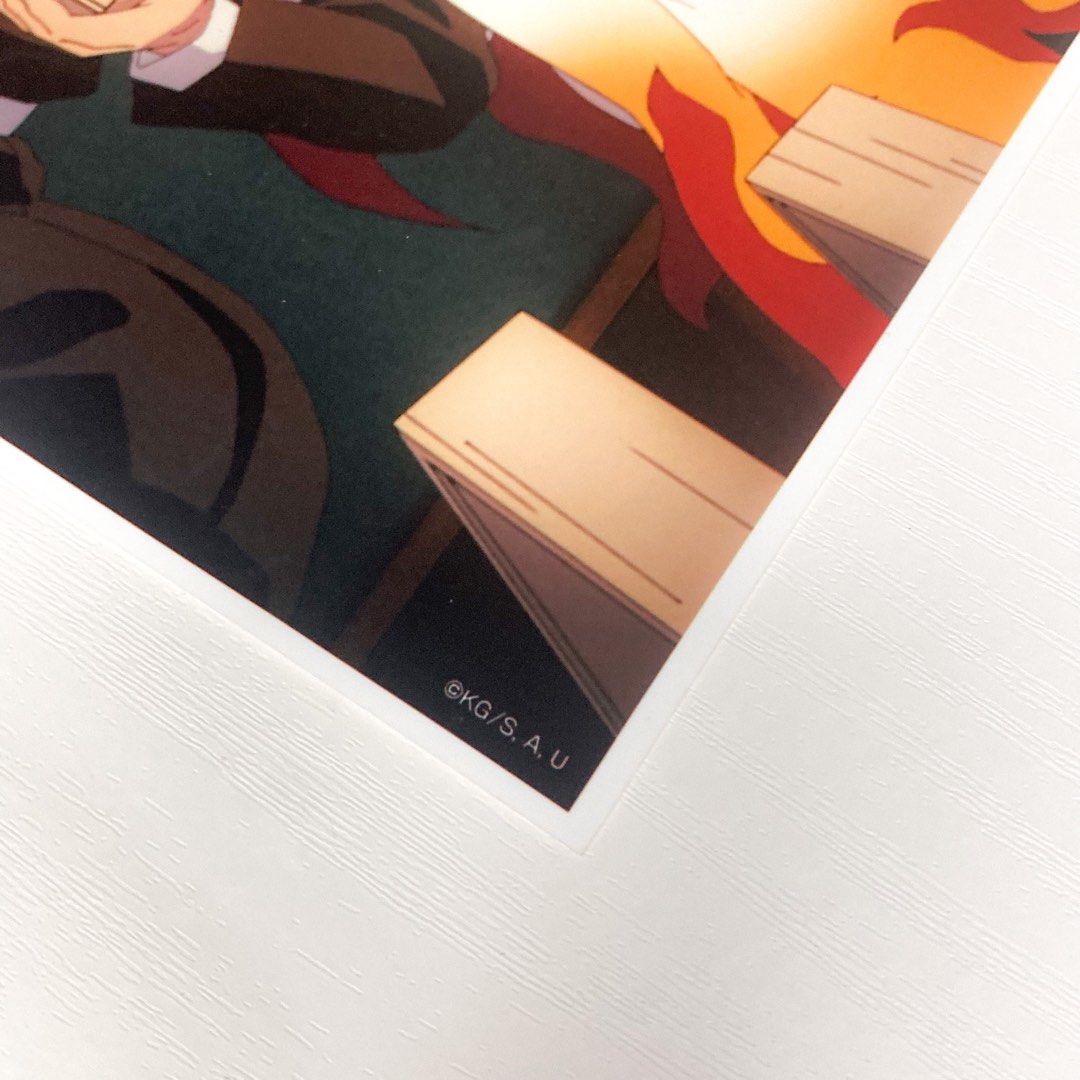 Demon Slayer DS Rengoku Kyojuro Big Card 20 pcs Set on Carousell