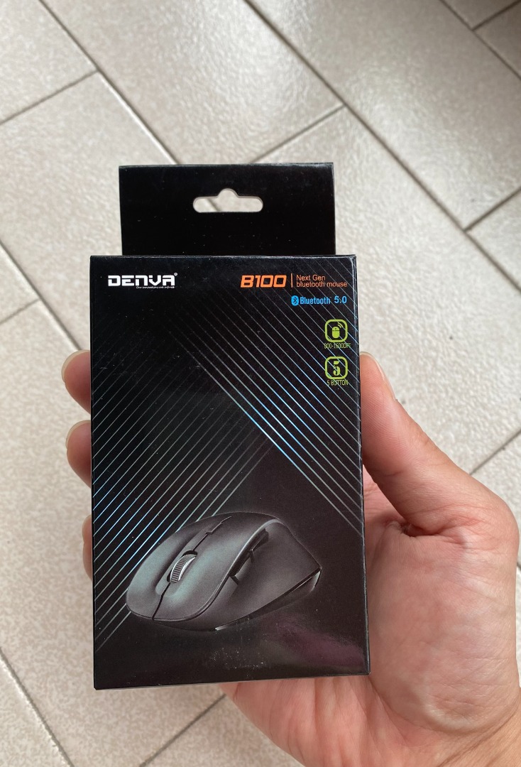 DENVA Wireless Bluetooth Mouse 無線藍牙滑鼠 B100, 電腦＆科技, 電腦周邊及配件, 電腦滑鼠及相關產品 ...