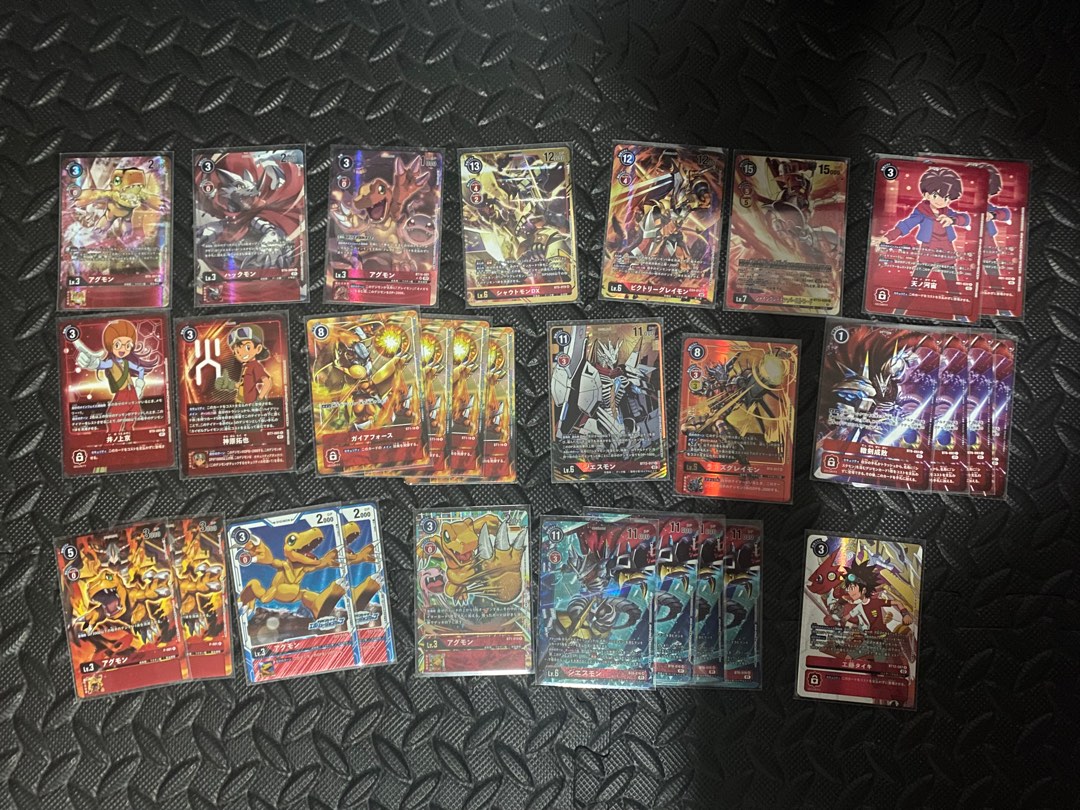 DIGIMON AA RED, Hobbies & Toys, Toys & Games on Carousell