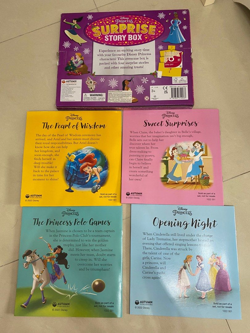 Disney Princess story book, 興趣及遊戲, 書本 & 文具, 小說 & 故事書 - Carousell