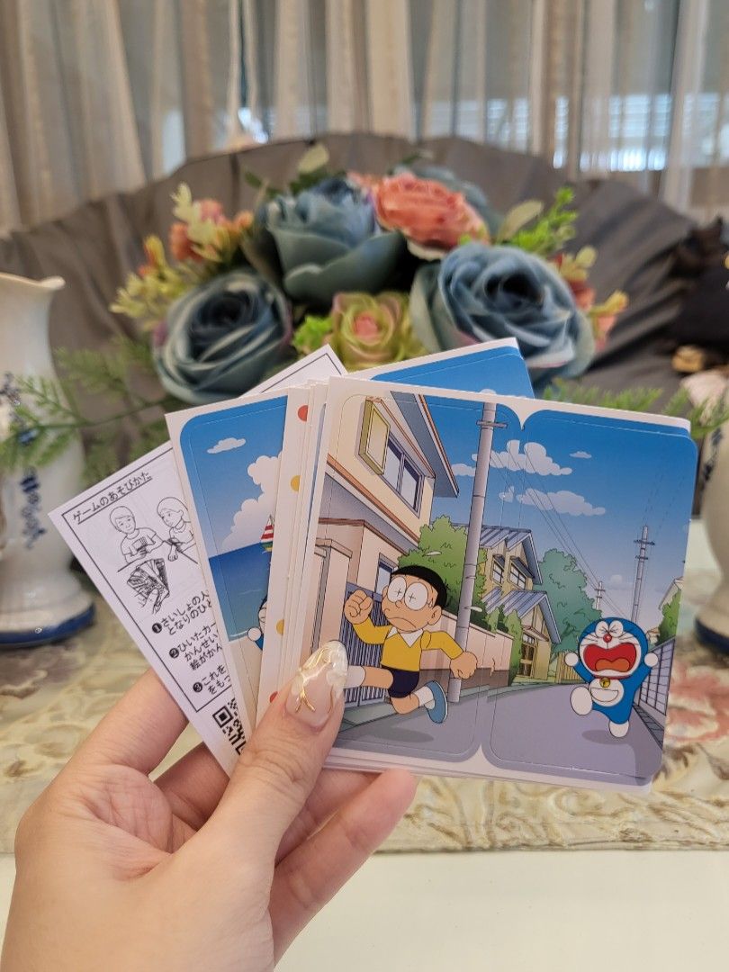 Doraemon Playing Card, Hobbies & Toys, Toys & Games on Carousell
