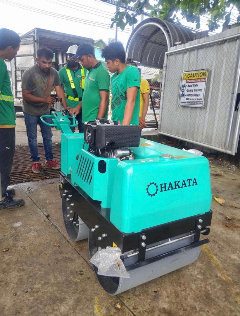 DOUBLE DRUM WALK BEHIND VIBRATORY ROLLER (MINI PISON), Commercial ...