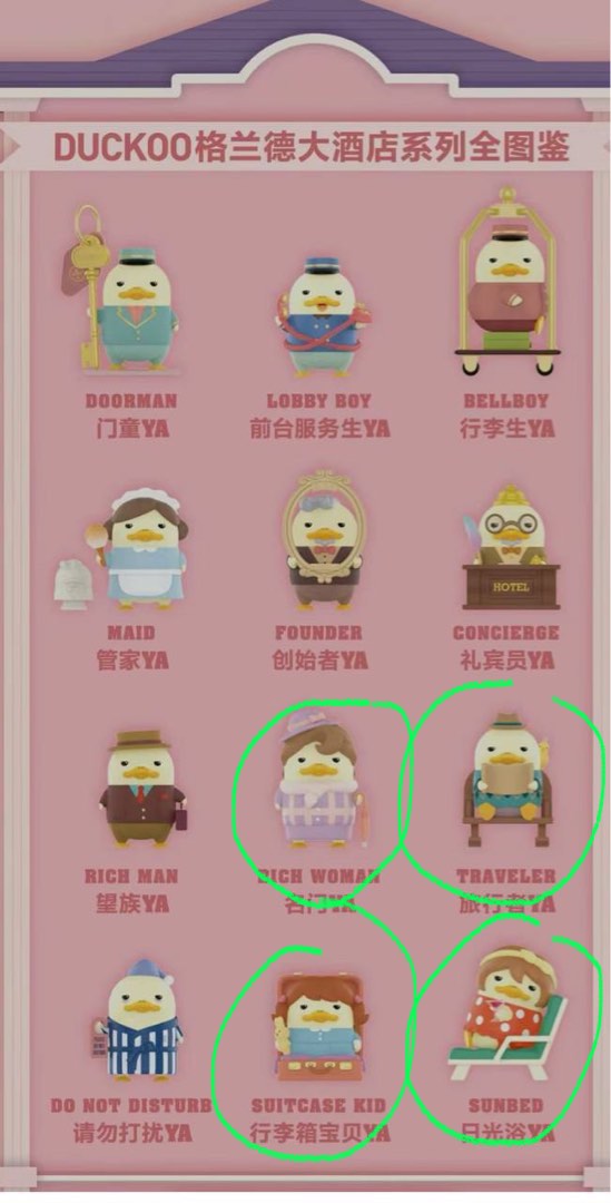 Duckoo Grand Hotel Blind Box, Hobbies & Toys, Toys & Games on Carousell