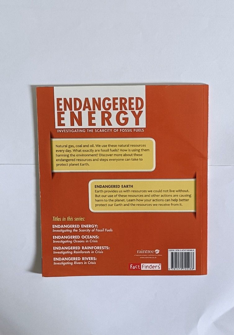 Endangered Energy: Investigating the Scarcity of Fossil Fuels, Hobbies ...