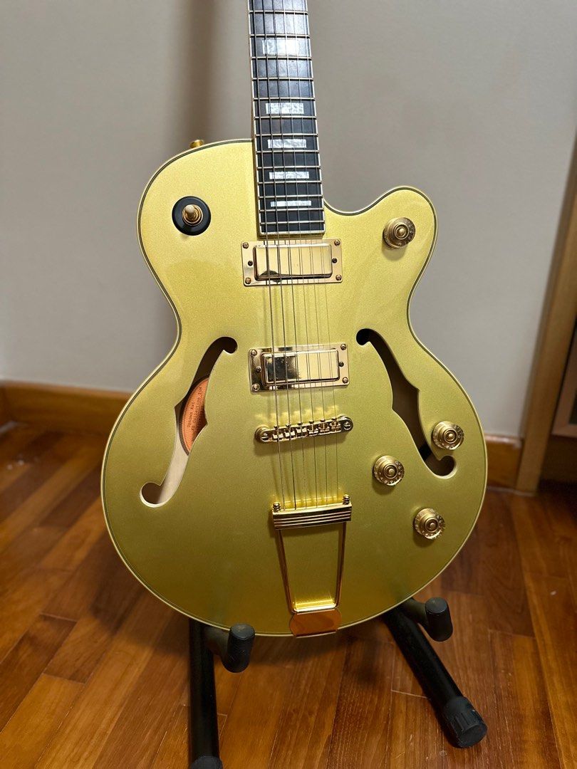 Limited Run - Epiphone Uptown Kat ES, Topaz Gold Metallic, Hobbies ...