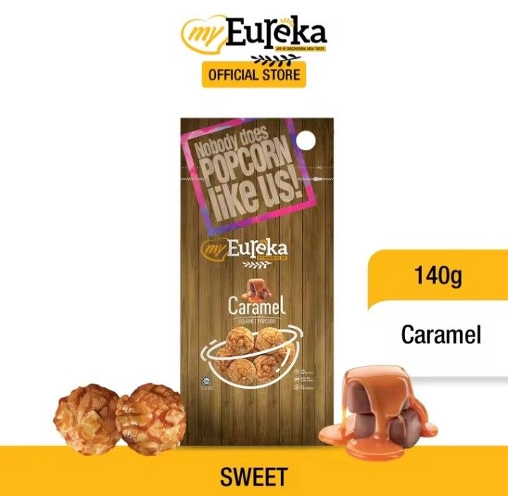 Eureka Popcorn (seaweed and caramel flavour), Food & Drinks, Packaged ...
