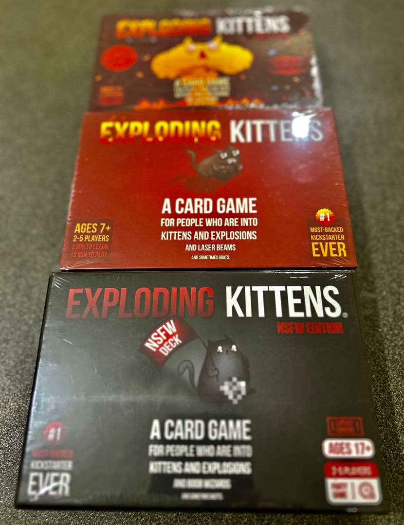 Exploding Kittens - Card Games on Carousell