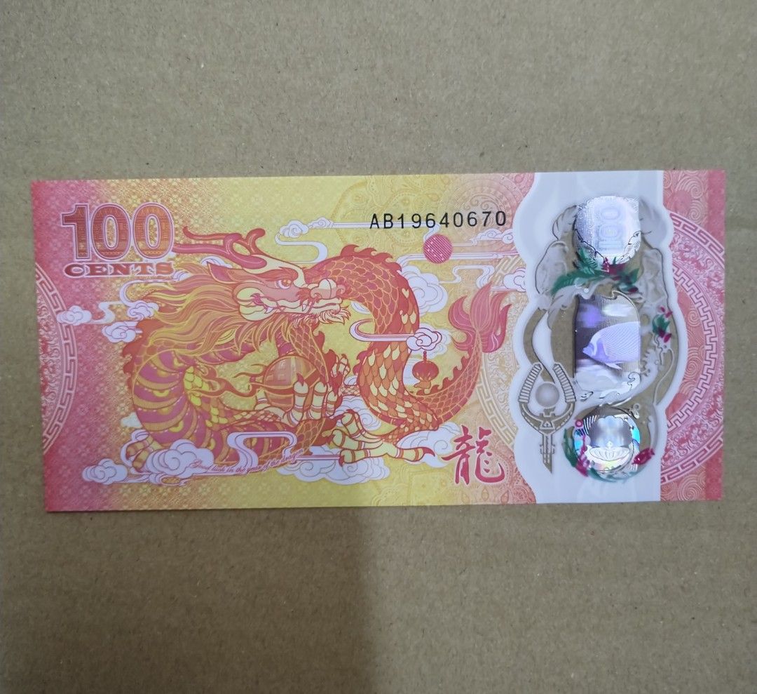 Fiji 2023 Commemorative 100 Cents UNC polymer, Hobbies & Toys ...