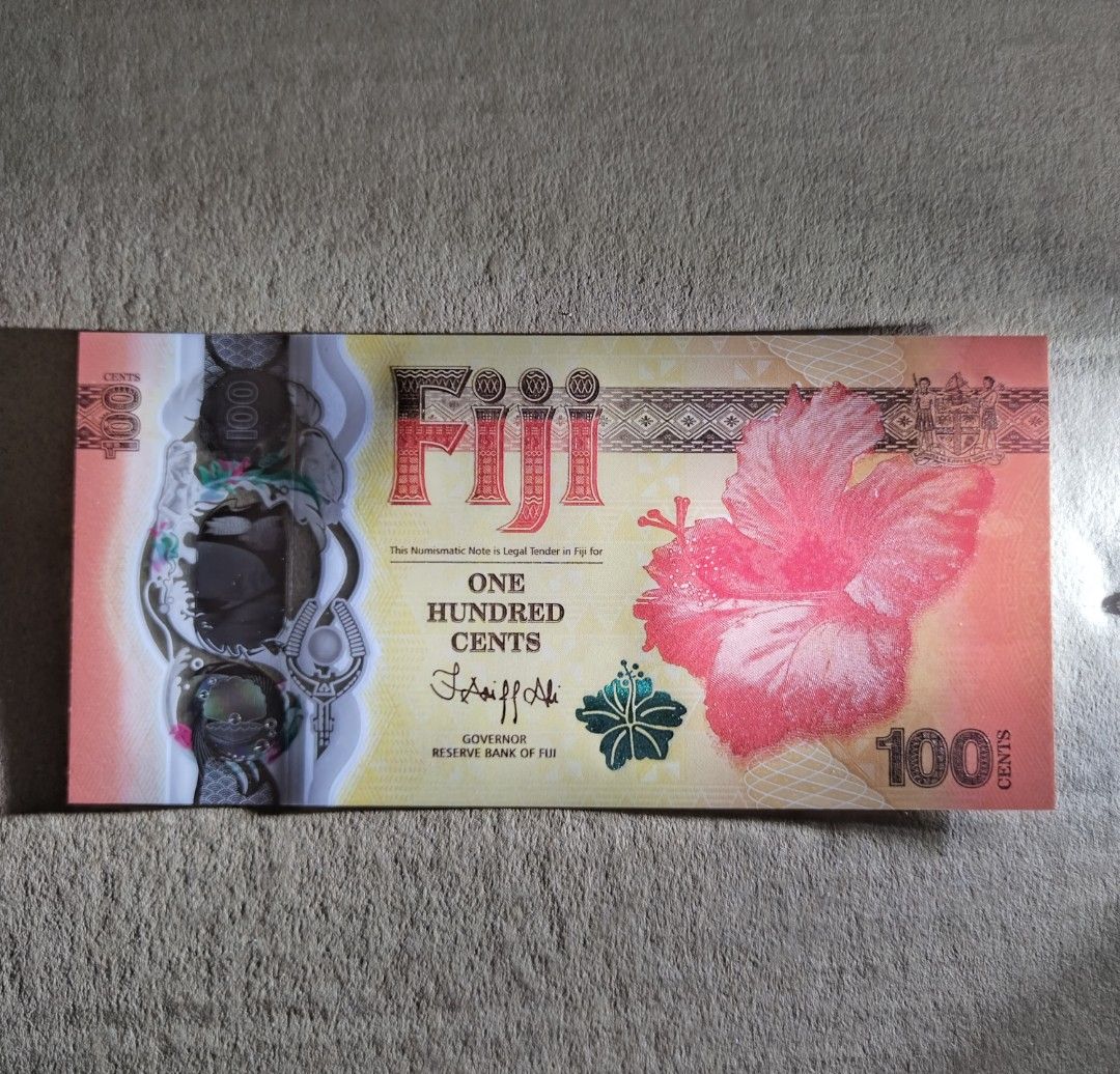 Fiji 2023 Commemorative 100 Cents UNC polymer, Hobbies & Toys ...