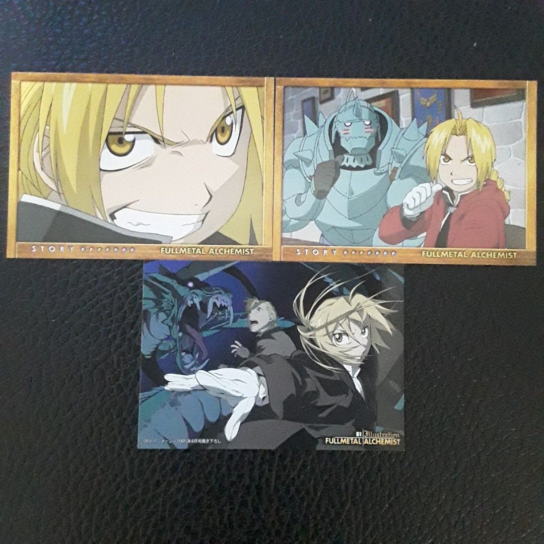 [Freebie] FMA Fullmetal Alchemist cards, Hobbies & Toys, Memorabilia ...