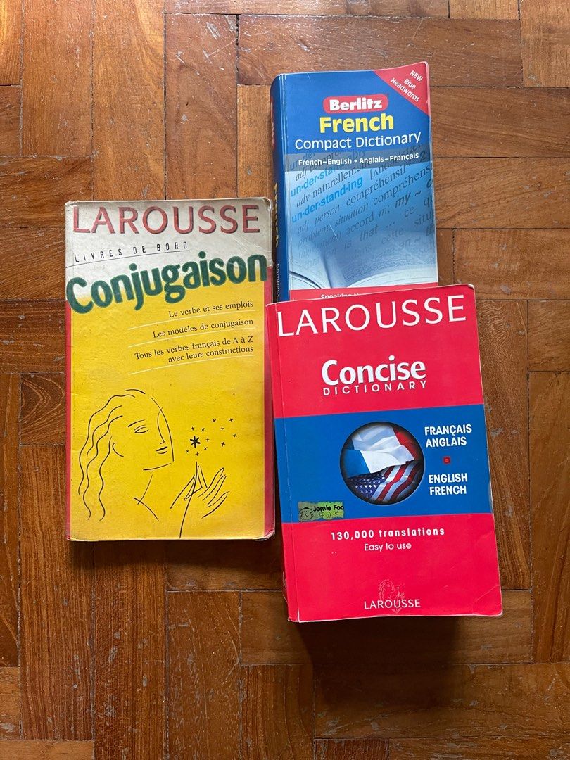 French Dictionaries and Conjugation Book, Hobbies & Toys, Books ...