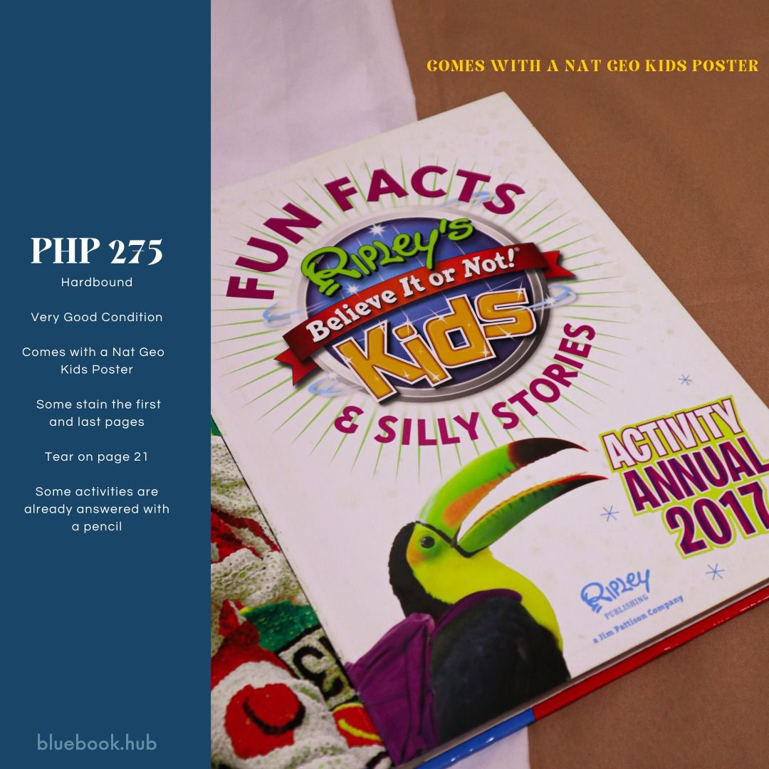 FUN FACTS & SILLY STORIES Ripley's Believe It or Not Kids w/ Free ...