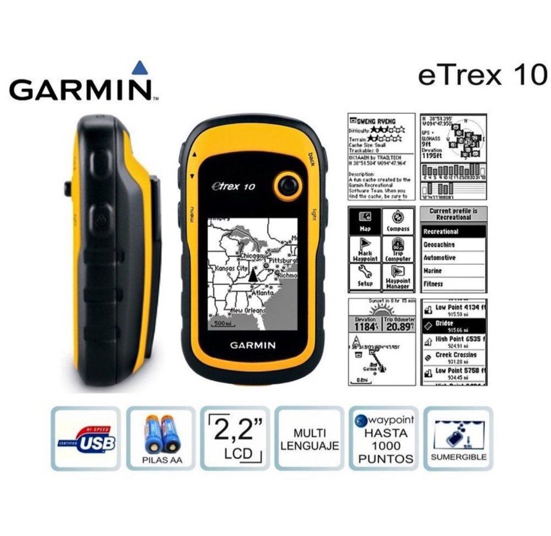 GARMIN ETREX 10 gps, Computers & Tech, Office & Business Technology on ...