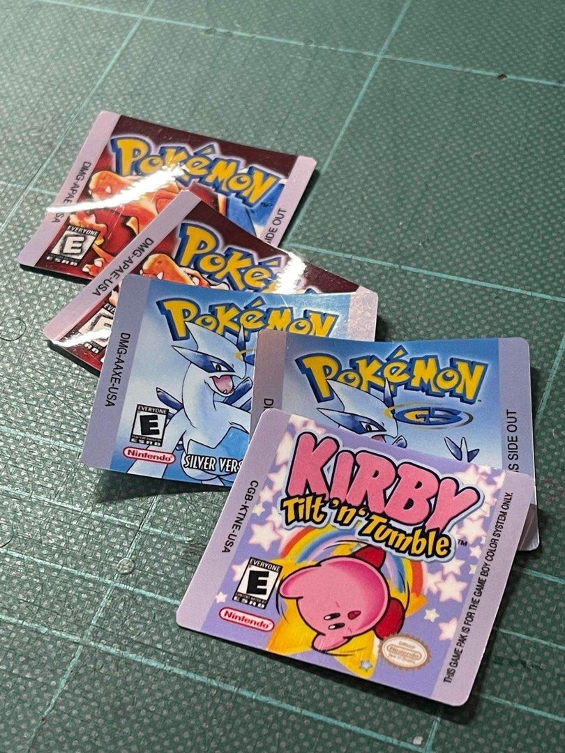 Gba Gameboy stickers reproduction on Carousell