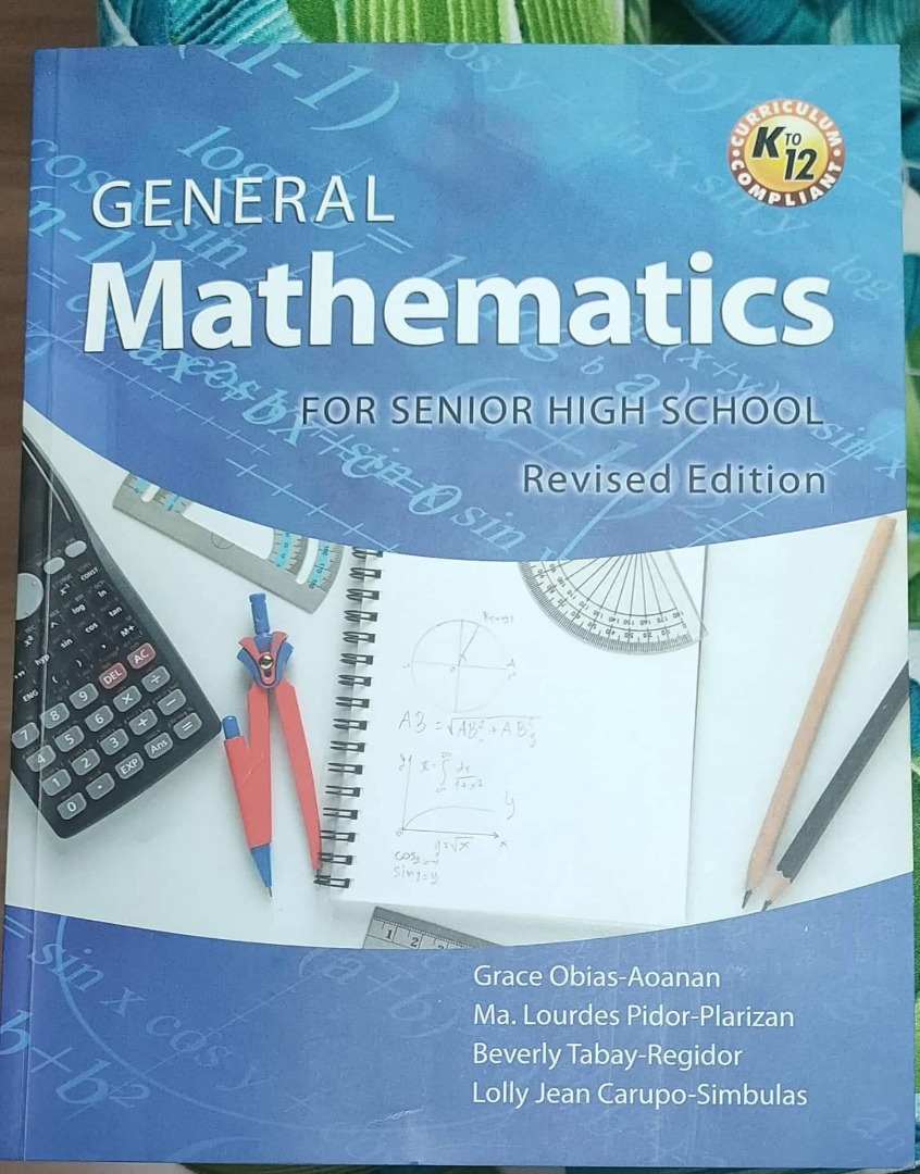 General Mathematics revised ed. ( senior highschool ) on Carousell