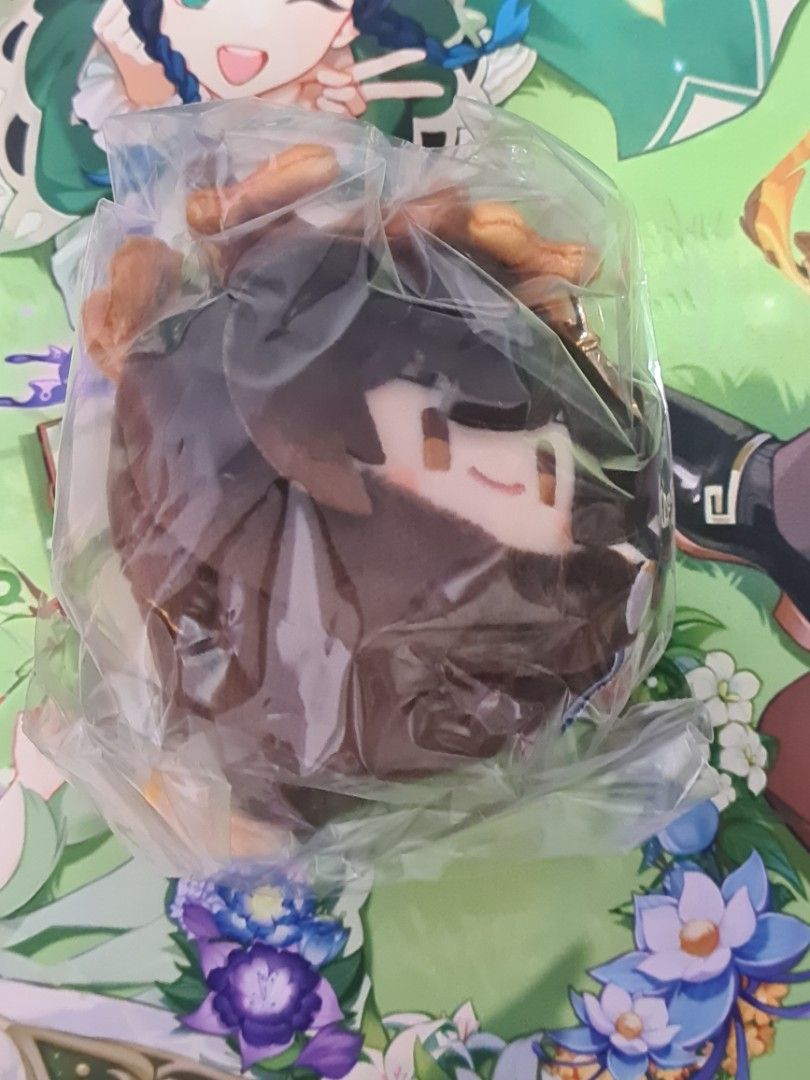 Genshin Impact Zhongli Teyvat Zoo Plush Keychain, Hobbies & Toys, Memorabilia & Collectibles, J ...