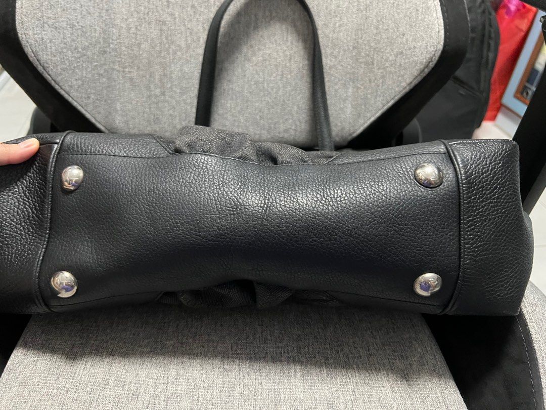 GG Denim Full Moon Tote, Women's Fashion, Bags & Wallets, Shoulder Bags ...